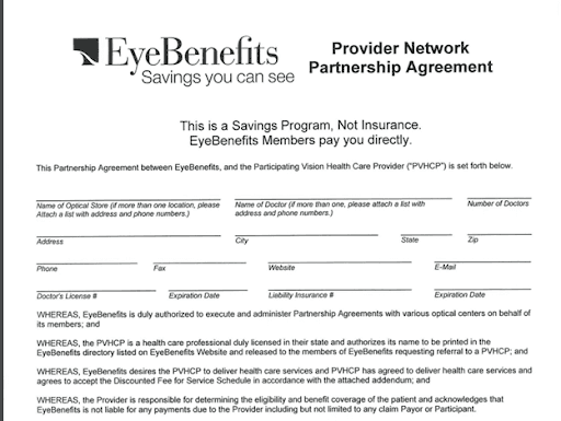 How to Become an EyeBenefits Provider